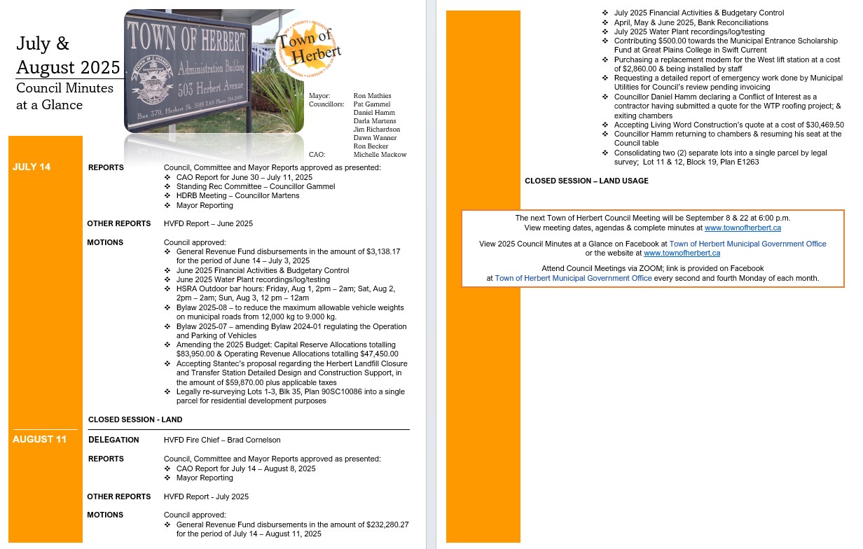 Town of Herbert, Saskatchewan